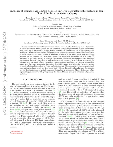 Pdf Influence Of Magnetic And Electric Fields On Universal