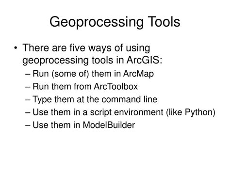 Ppt Modelbuilder At Arcgis 9 2 Powerpoint Presentation Free Download Id 218073