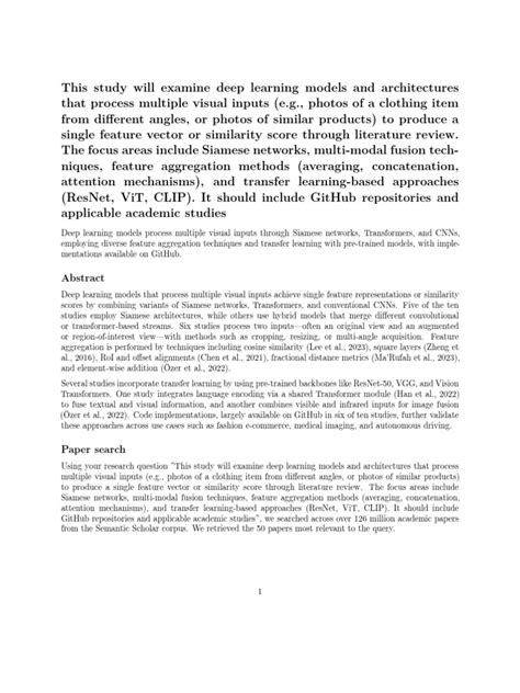 Elicit Multi Modal Deep Learning For Visual Similarity Report Pdf