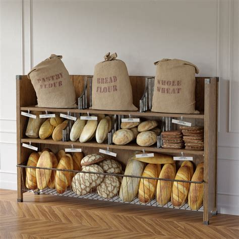Bread Store Display 3d Model Download Commercial Appliance On
