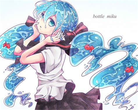 Bottle Miku Hatsune Miku Sonoruru3131 Vocaloid
