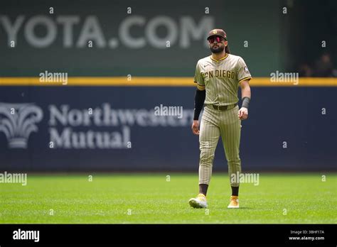 San Diego Padres Fernando Tatis Jr Warms Up Before A Baseball Game