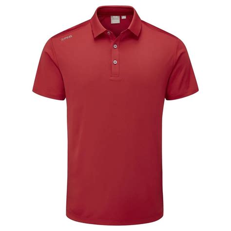 Ping Lindum Golf Polo Shirt P03464 Rich Red Clarkes Golf
