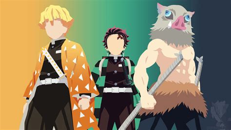 Tanjiro Demon Slayer Minimalist Wallpapers Wallpaper Cave