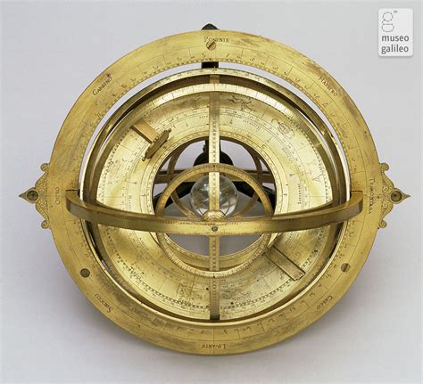 Museo Galileo Enlarged Image Armillary Sphere Inv 2711
