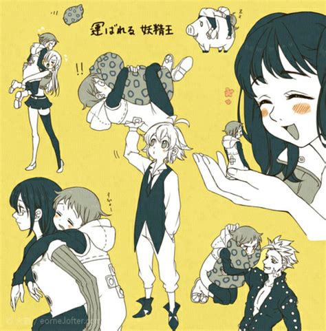 💛~parejas De Nanatsu No Taizai~💛 Anime 7 Pecados Capitales 7 Pecados