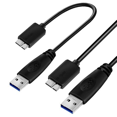 Storite Cm USB Cable A To Micro B High Speed Upto Gbps Data Transfer Hard Disk Cable For