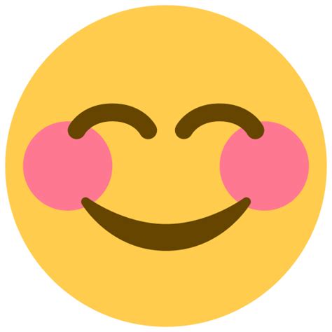 Blushing Smiley Face Emoticon
