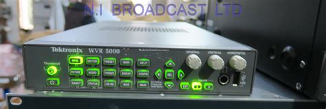 Tektronix Wvr5000 Hdsdi Sdi Rasterizer With Audio And Hd Option N I