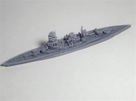 Nagato Class Battleship 3d Miniature Vault