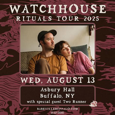 Watchhouse W Two Runner Tickets At Asbury Hall Ga Standing In Buffalo