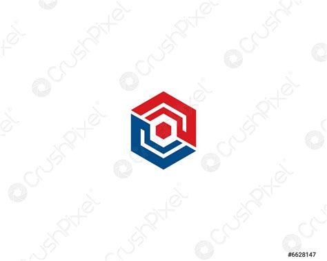 Hexagonal Logo Stock Vector 6628147 Crushpixel