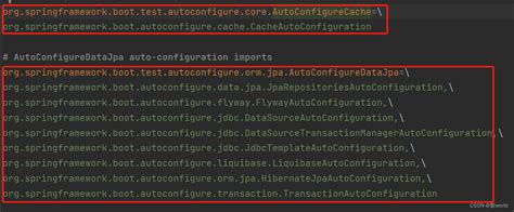 Enableautoconfiguration和importautoconfiguration的区别