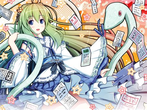 東方【東風谷早苗】 壁紙