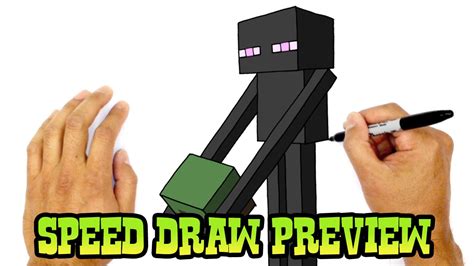 Minecraft Enderman Drawing Free Download On Clipartmag