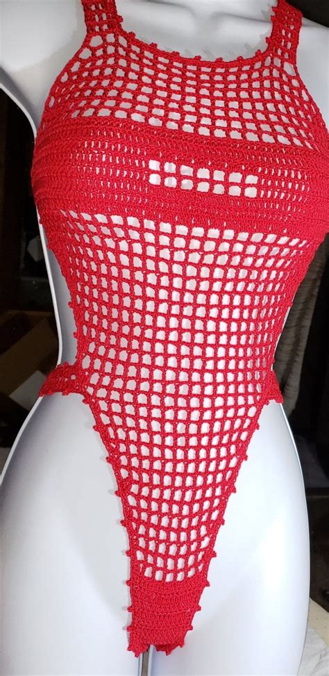 Crochet Pattern Crochet Mesh One Piece Swimsuit Pattern Only Etsy