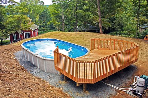 Above Ground Pool Deck Designs