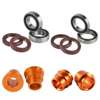 Ktm Front Rear Wheel Bearings Spacer Kit Exc Excf 125 150 250 300 350