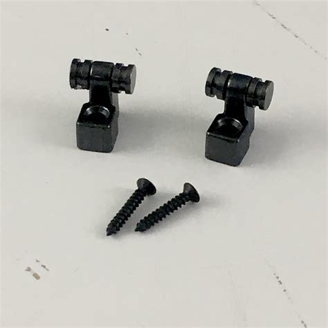 Two Custom Strat Tele String Roller Retainers Guide Black Reverb
