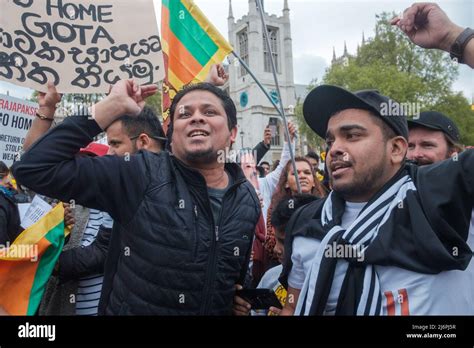 Sri Lankans In London Protests Aganist Their President Gotabaya