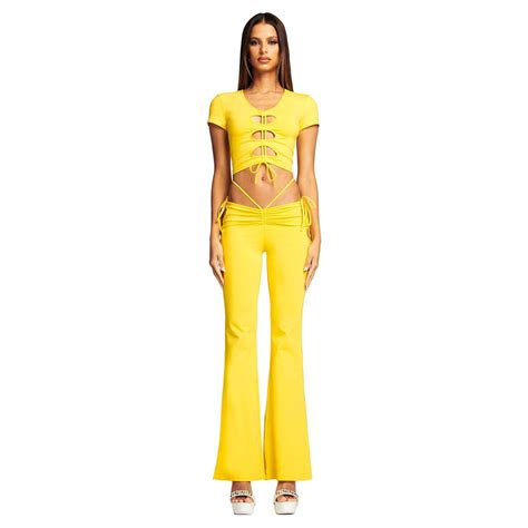 Yellow Minka Set The Curvy Rental Boutique