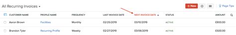 Manage Recurring Invoices Help Zoho Books
