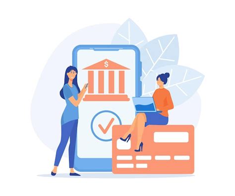 Premium Vector Mobile Banking Concept People Using App For Money
