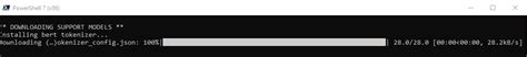 Bug Installation Stuck On Bert Tokenizer Installation · Issue 3122