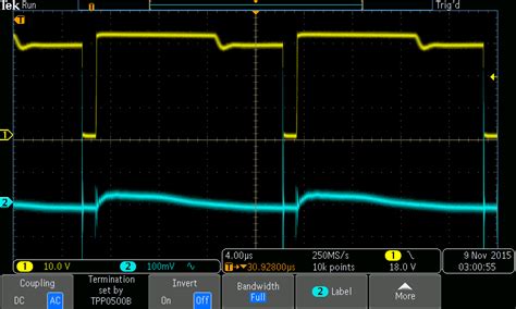 TPS Output Voltage Drops And Rings At Light Loads Power Management Forum Power