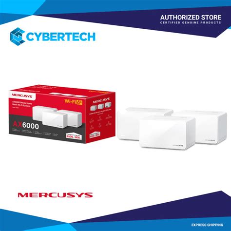 Mercusys Halo H90x Ax6000 Whole Home Mesh Wifi 6 System Lazada Ph