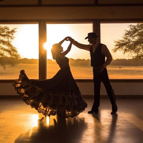Premium Ai Image A Couple Dancing In A Dance Studio With A Window