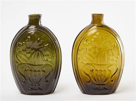 Two Cornucopia Glass Flasks For Sale At Auction On 8th January New