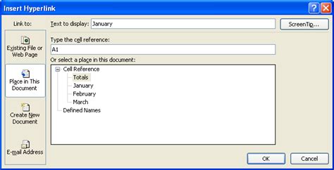 How To Navigate Quickly In A Complex Workbook Using Hyperlinks