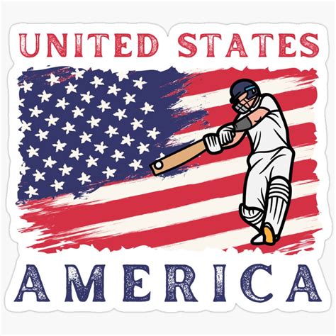 Cricket Usa Sticker Phone Decal Water Bottle Stickers Car Decals
