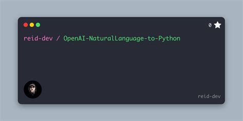 Github Reid Dev Openai Naturallanguage To Sql