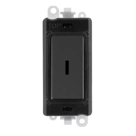 Click GridPro Matt Black Way AX Retractive Keyswitch Module With