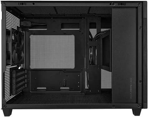 Asus Prime Ap Matx Small Tower Pc Case Mesh Black Edition Tool Free Side Panels Quasi