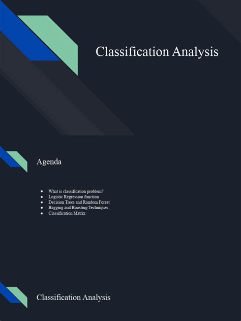 Classification Analysis Pdf Statistical Classification Regression Analysis