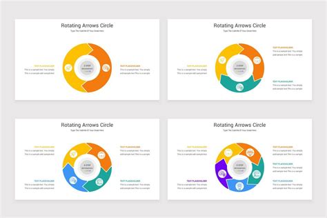 Rotating Arrows Circle Powerpoint Template Por Limodes No