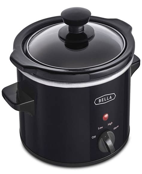 Bella 1 5 Qt Slow Cooker And Reviews Small Appliances Kitchen Macys