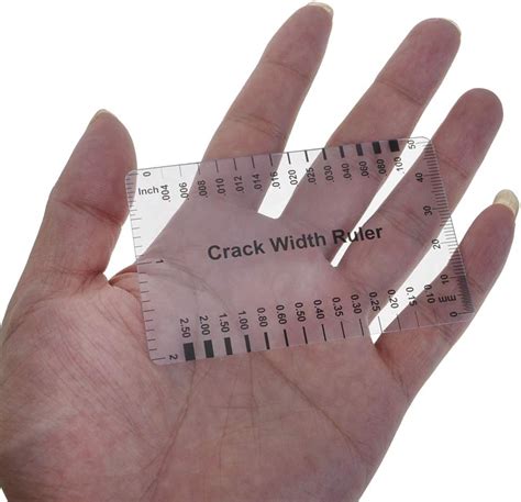 Crack Width Ruler Gloss Clear A Tabalng Tabalng