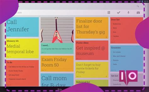 Google Keep Material Design And Finally Sharing Tools Moyens I O