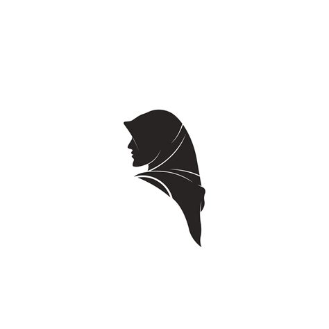 Hijab Logo Vector 10959715 Vector Art At Vecteezy