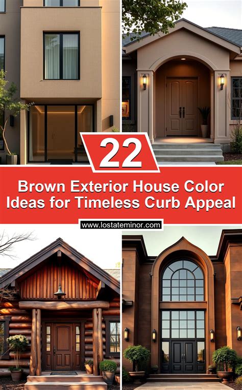 22 Brown Exterior House Color Ideas For Timeless Curb Appeal Lost At