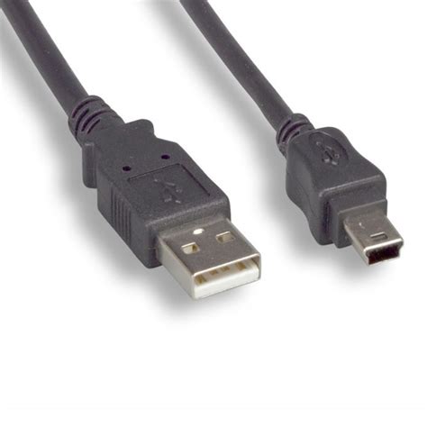 15 Foot Usb 20 Cable A Male To Mini B 5 Pin Male