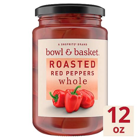 Bowl And Basket Whole Roasted Red Peppers 12 Oz Shoprite