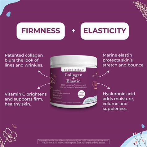 Collagen Elastin Powder For Healthy Skin Care Body Kitchen