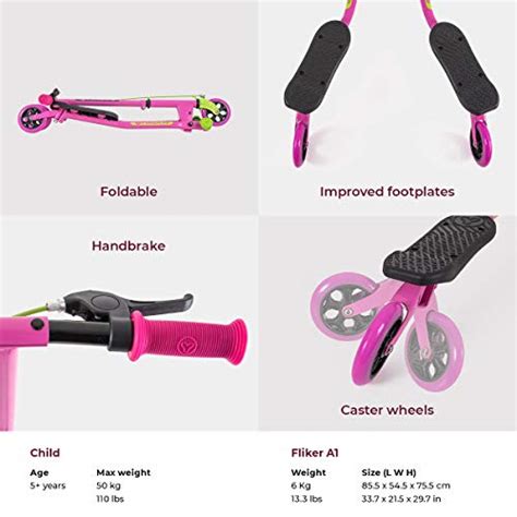 Yvolution Y Fliker Air A1 Scooter 3 Wheels Foldale Wiggle Scooter Self