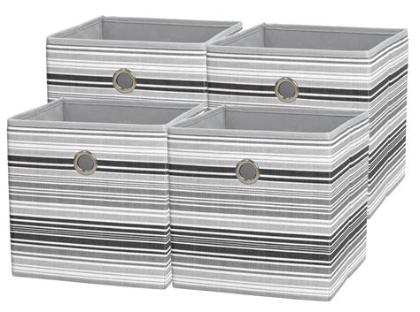 Mainstays Collapsible Fabric Cube Storage Bins 105 X 105 4 Pack