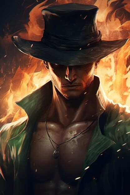 Le Personnage De Dessin Animé Zoro De Lanime En Une Seule Pièce